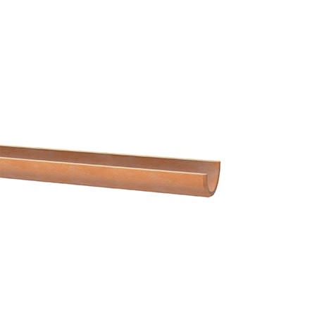 100mm Densleeve Clay Channel Butt Pipe 1m - JDP