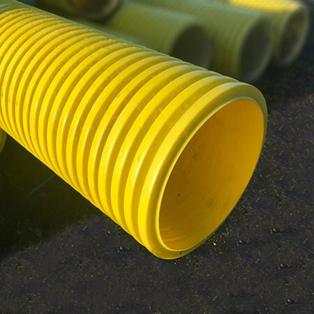 225/266mm Yellow Gas Ducting Length (6m) - JDP