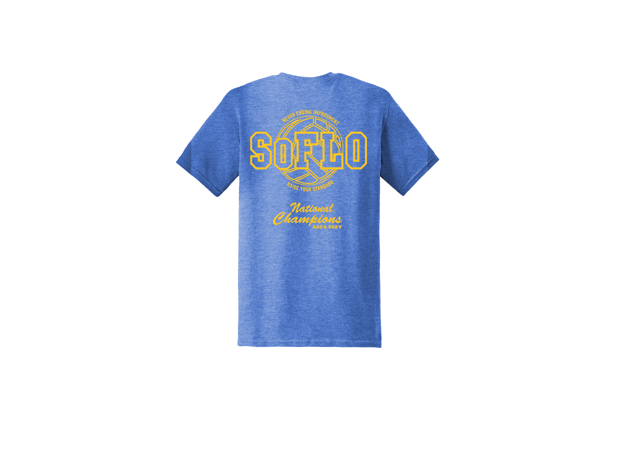 SoFLO Practice Shirt Blue/Gold