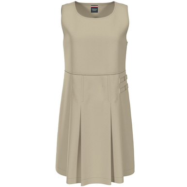 Girls Two Buckle Jumper - Khaki - Uniform Solutions Plus