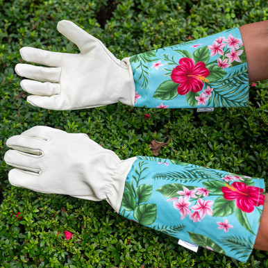 Palm Leather Gloves - Gauntlet Length for Ultimate Protection