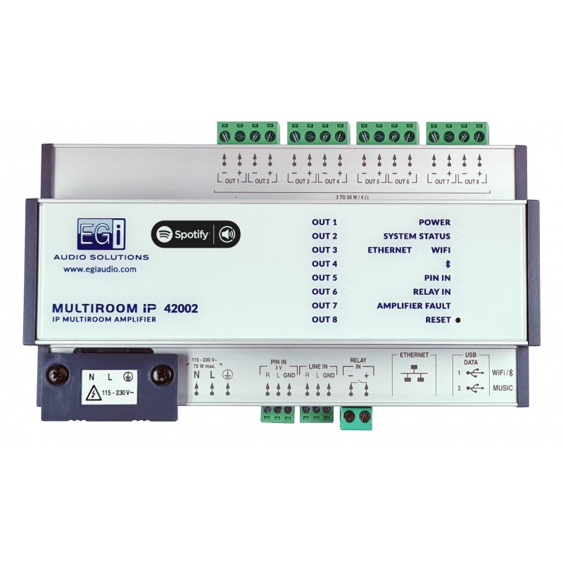 MULTIROOM IP AMPLIFIER FROM 4 TO 8 ZONES - Alpha Intercom | Your ...