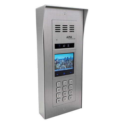 VIDEO INTERCOM PANEL 2 WIRE NO POLARITY