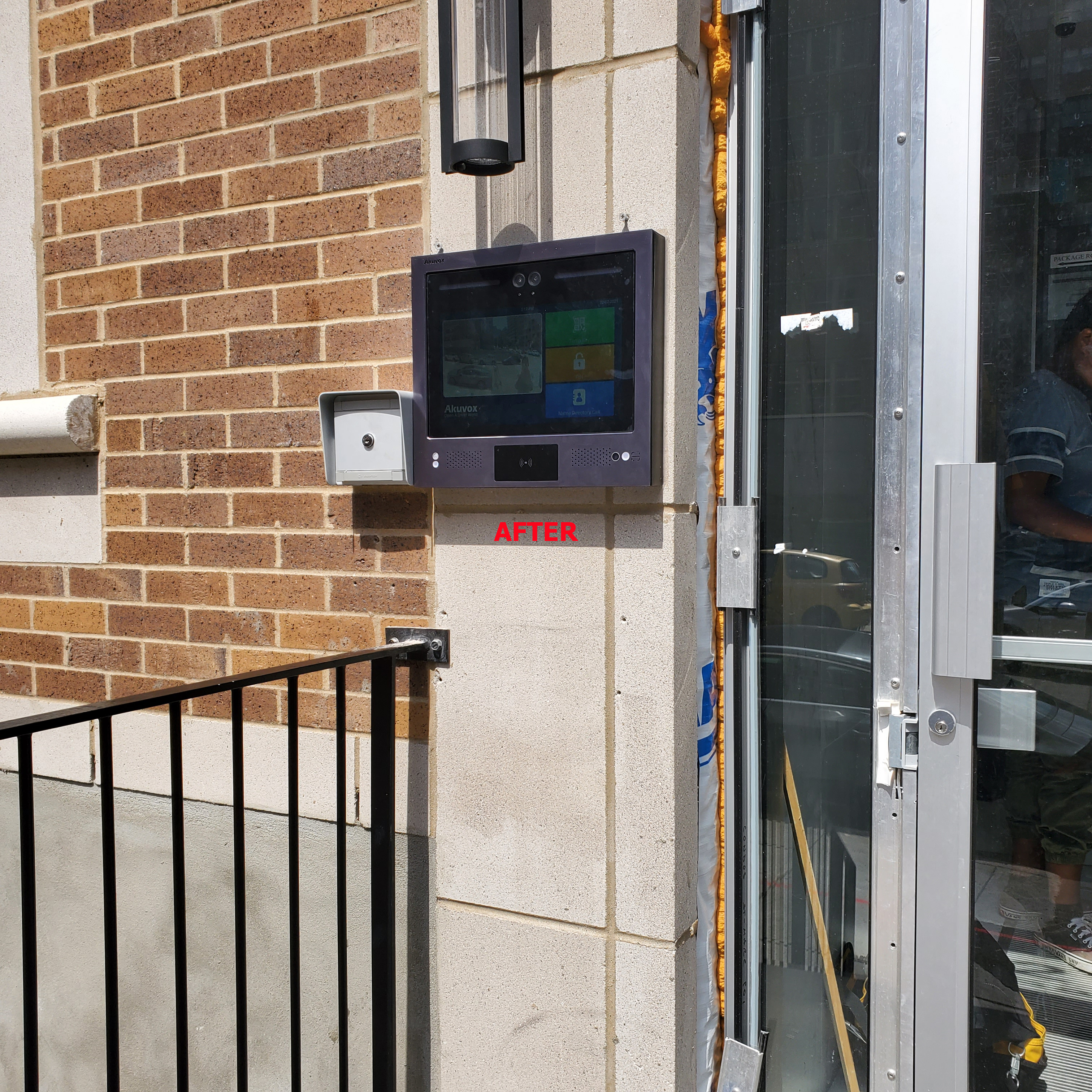 Akuvox X916 first installation in Canada is done. - Alpha Intercom ...