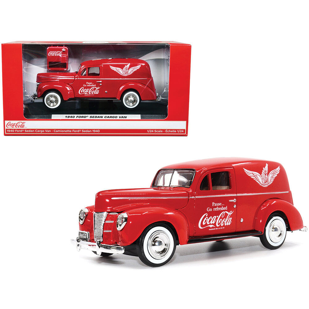 1940 Coca Cola Ford Delivery Van w/ Cooler | Military Issue Collectibles