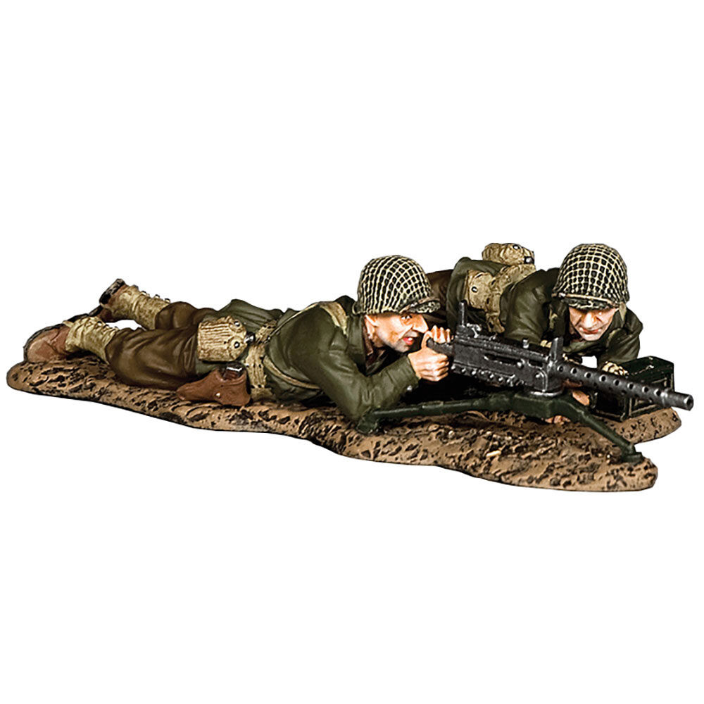 2-piece U.S. Army GI .30 Cal Machine Gunner Team 1/30 Figure | Military ...