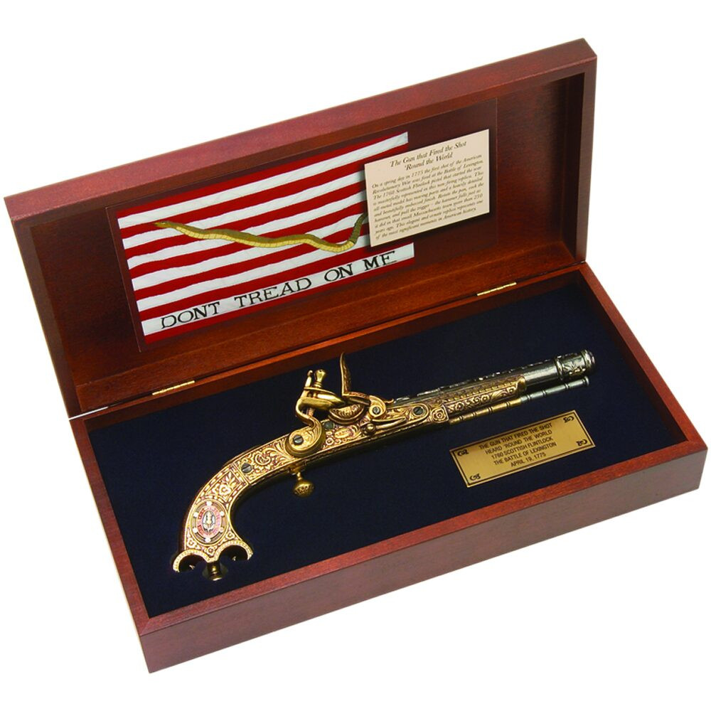 Gun That Fired the Shot Heard Around The World Framed Collector Set ...