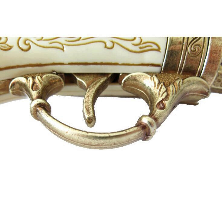 Denix Replica French 18th Century 2 Barrel Flintlock Pistol | Military ...