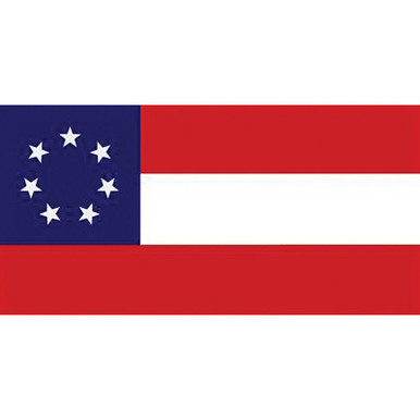 CSA First National Flag Bumper Sticker | Military Issue Collectibles