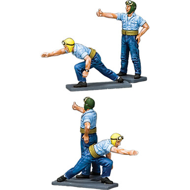 2-piece U.S. Navy Deck Crew #1 1/30 Figure Set | Military Issue - The ...