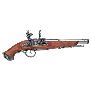 18th Century Pirate Flintlock Pistol Replica - Gray | Military Issue ...