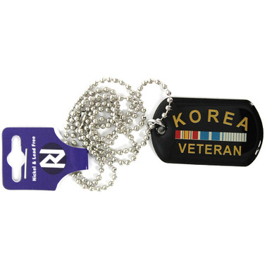 Korea Veteran Dog Tag Necklace CK2141 | Military Issue Collectibles
