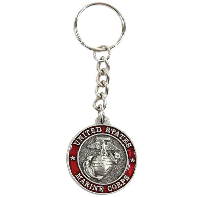Marines Painted Keychain K704 | Military Issue Collectibles