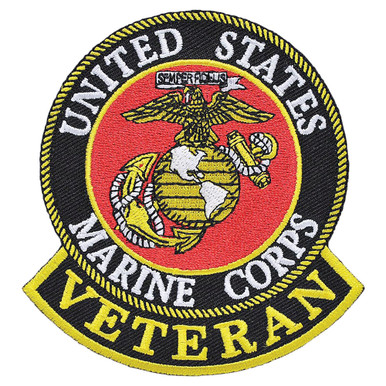 USMC Veteran Patch PM0940 (M028) | Military Issue Collectibles