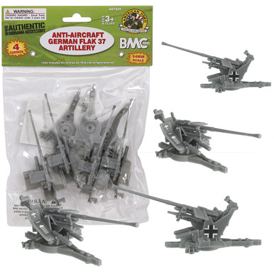 Flak 37 Artillery Plastic Model BMC TOYS (67601) | Military Issue ...