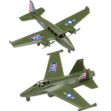 Prop Plane and Fighter Jet 1/50 Plastic Set Tim Mee (67900) | Military ...
