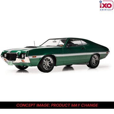 1972 Ford Gran Torino Sport 2-Door - Custom Metallic Green | Military ...