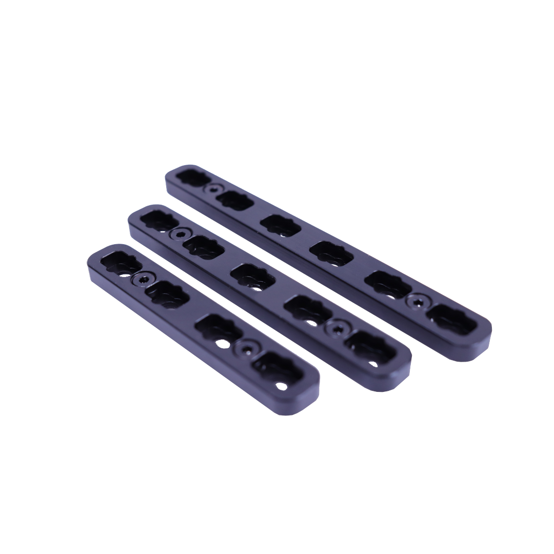 Keymod to MLOK Conversion Rails Available 3" 4" & 5"