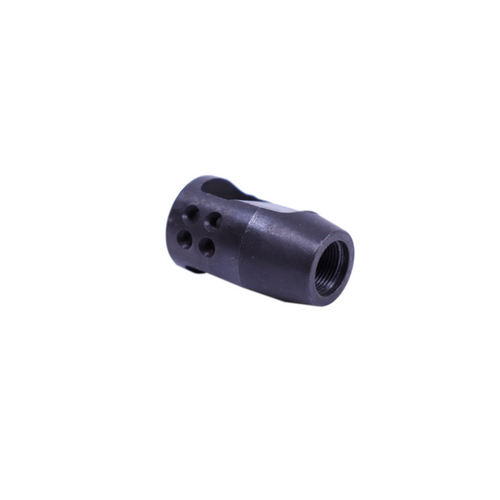 9mm 1/2x36 Short Muzzle Brake 4 Port - Field Sport Inc