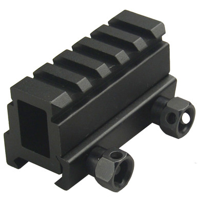 1.1" AR Riser With 5 Slot Picatinny Rail (MT-RISER27) - Field Sport Inc