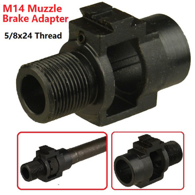 Field Sport M14 5/8"-24 Thread Adapter M14, M1A Matte