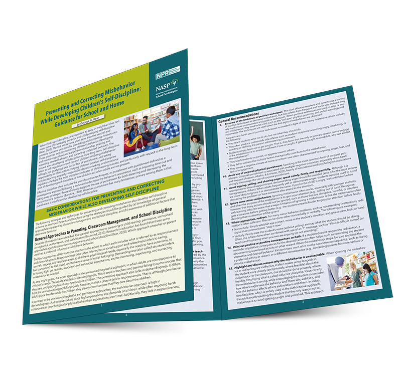 NASP – Preventing and Correcting Misbehavior While Developing Children ...