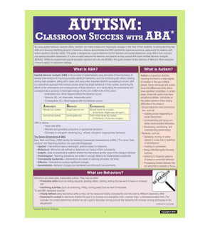 Autism: Classroom Success with Applied Behavior Analysis (ABA)