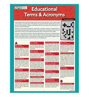 Educational Terms and Acronyms