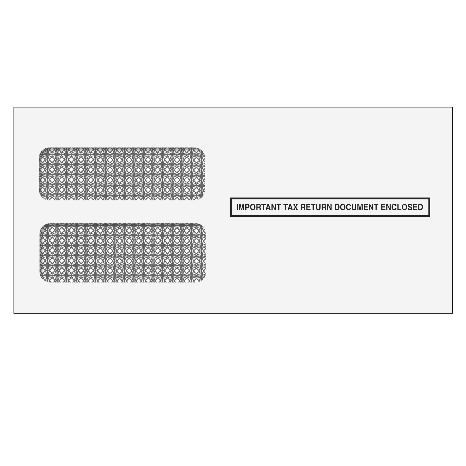 99DWENVS05 - 3up 1099 Double Window Envelope (Self Seal ...