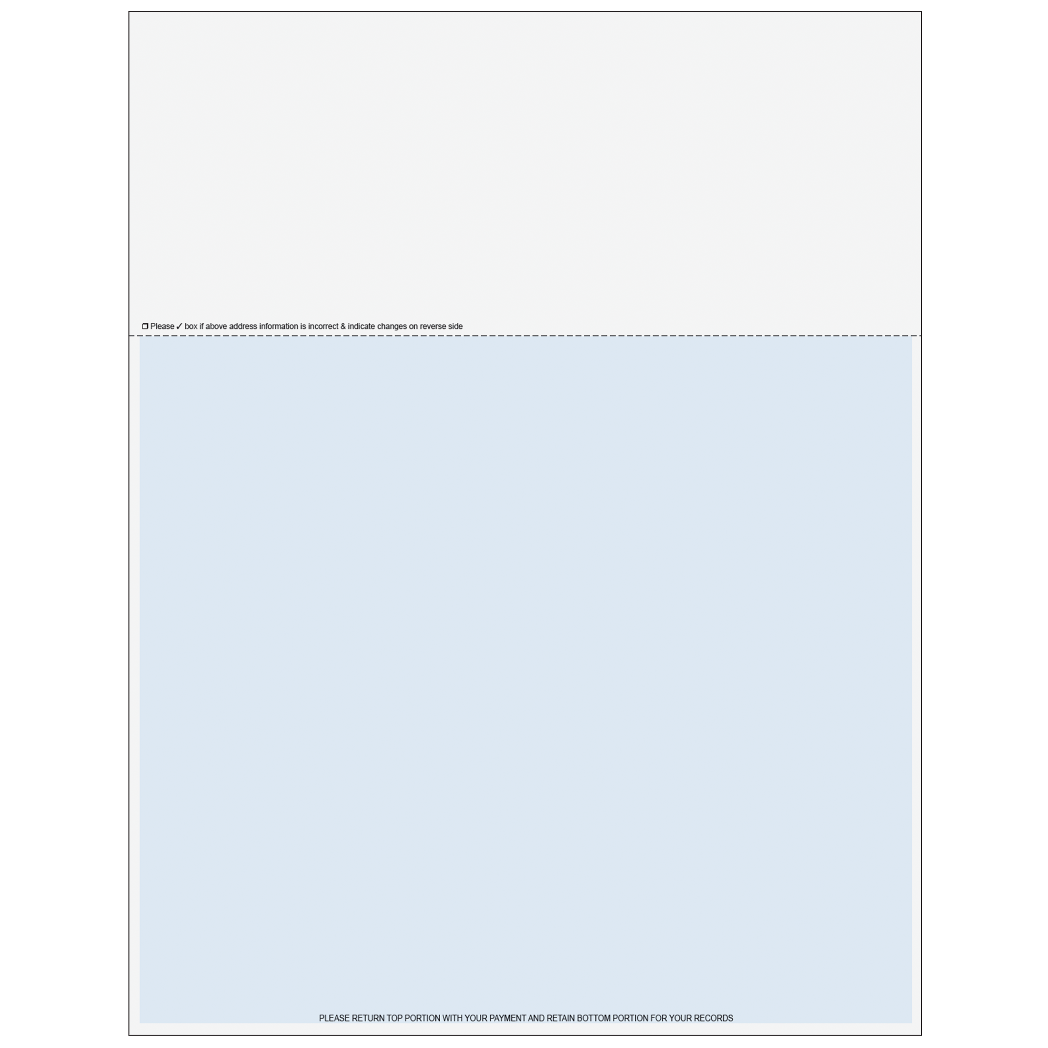 70017 - Blank Statement Paper (Perf at 3") - NelcoSolutions.com