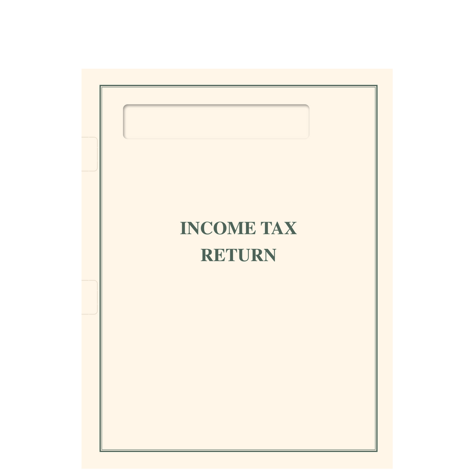 FOLDER5LGX - Embossed Income Tax Return Folder with Pocket (for Large ...