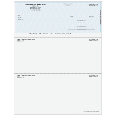 L1317 - Multi-Purpose Top Business Check - NelcoSolutions.com