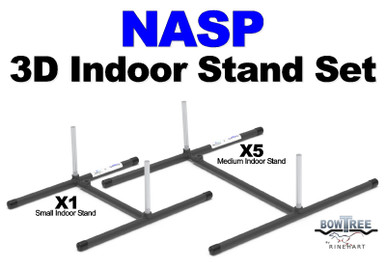 NASP 3D Indoor Target Stand Set - Rinehart Targets