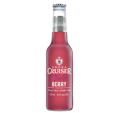Vodka Cruiser Bold Berry 275mL Bottles 24 Pack - Club Connect