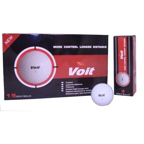 15 Voit Golf Distance White Mens Golf Balls - GolfDivision.com