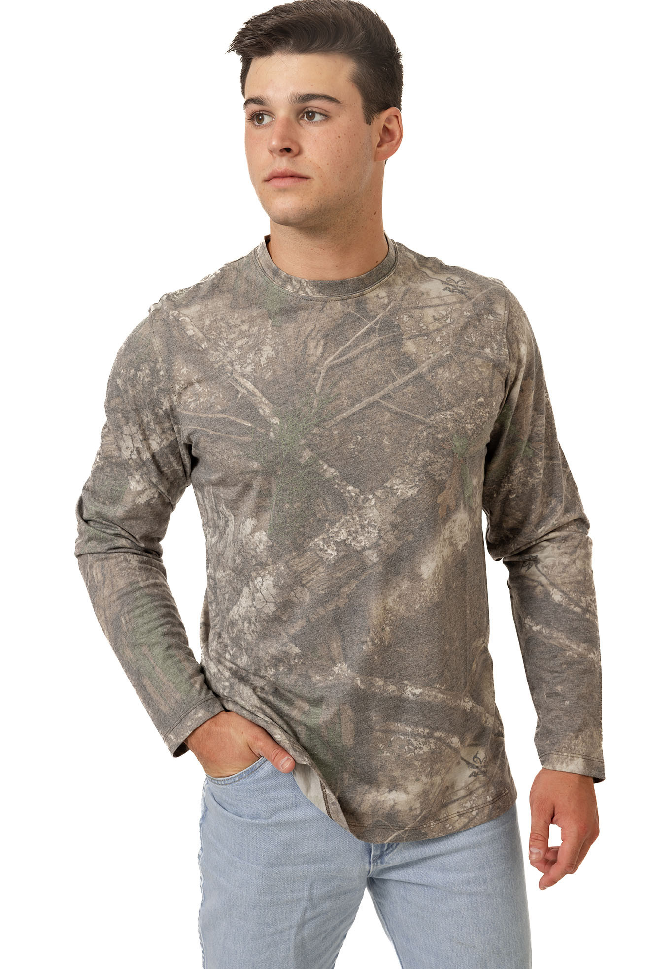 Realtree Long Sleeve Tri-Blend Men's Shirt | Original