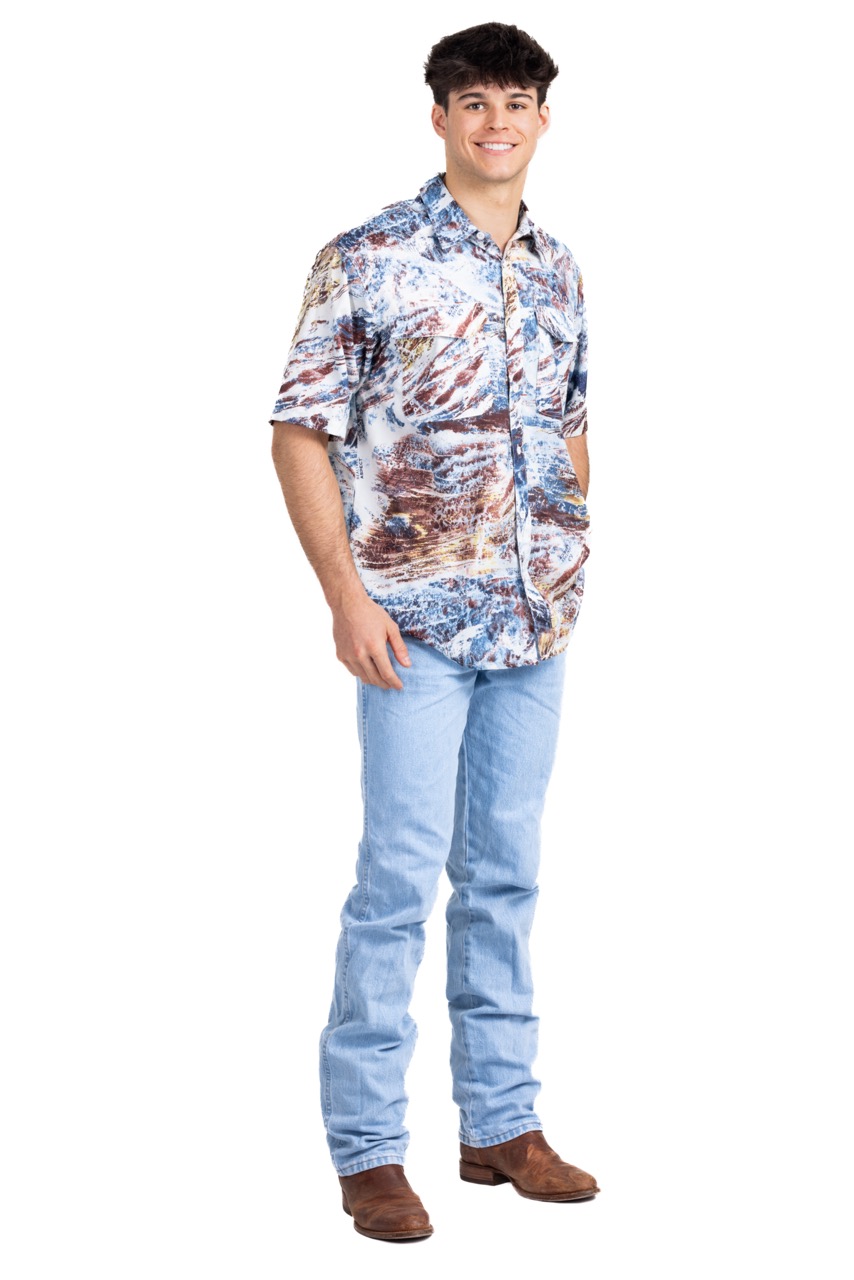 Realtree Fishing Charter Original Men's Short Sleeve Shirt | Aspect