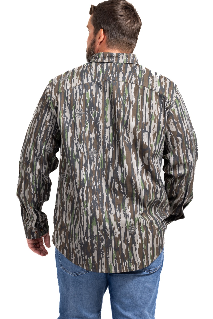 Realtree Button Down Long Sleeve Men's Camp Shirt | Original