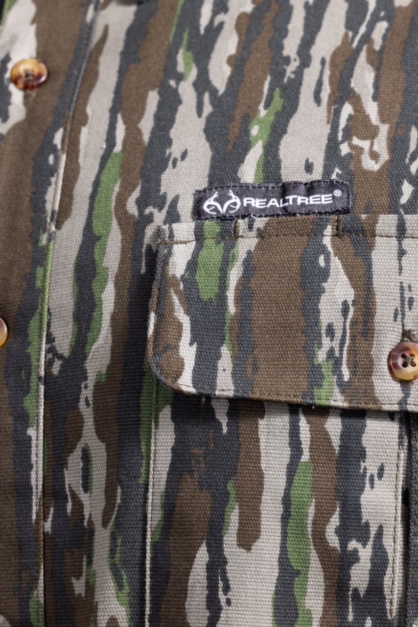 Realtree Button Down Long Sleeve Men's Camp Shirt | Original