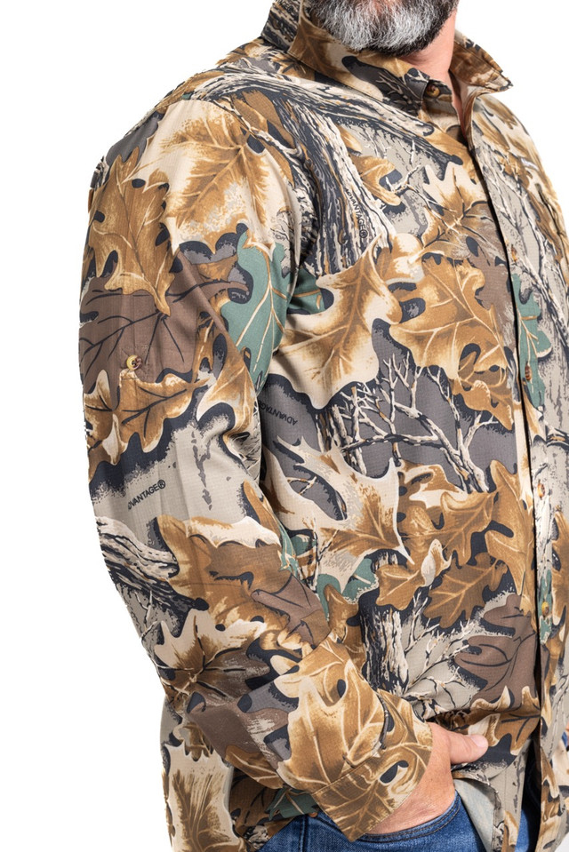 Realtree Button Down Long Sleeve Men's Shirt | Advantage Classic