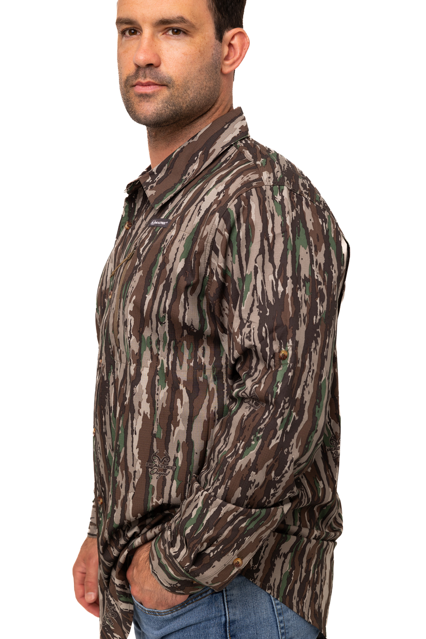 Realtree Button Down Long Sleeve Men's Shirt | Original