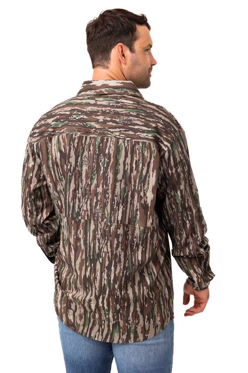 Realtree Button Down Long Sleeve Men's Shirt | Original