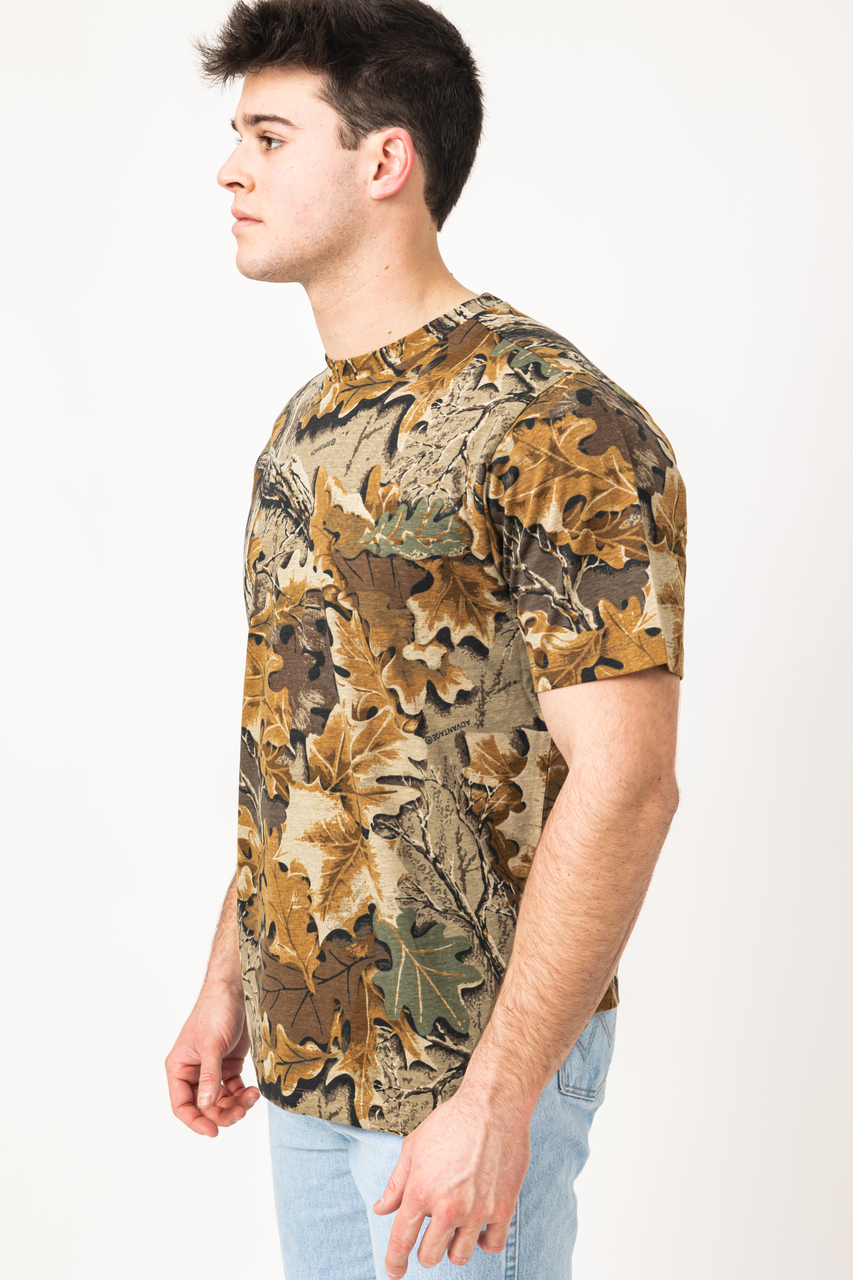 Realtree Men's Short Sleeve Cotton Shirt | Advantage Classic