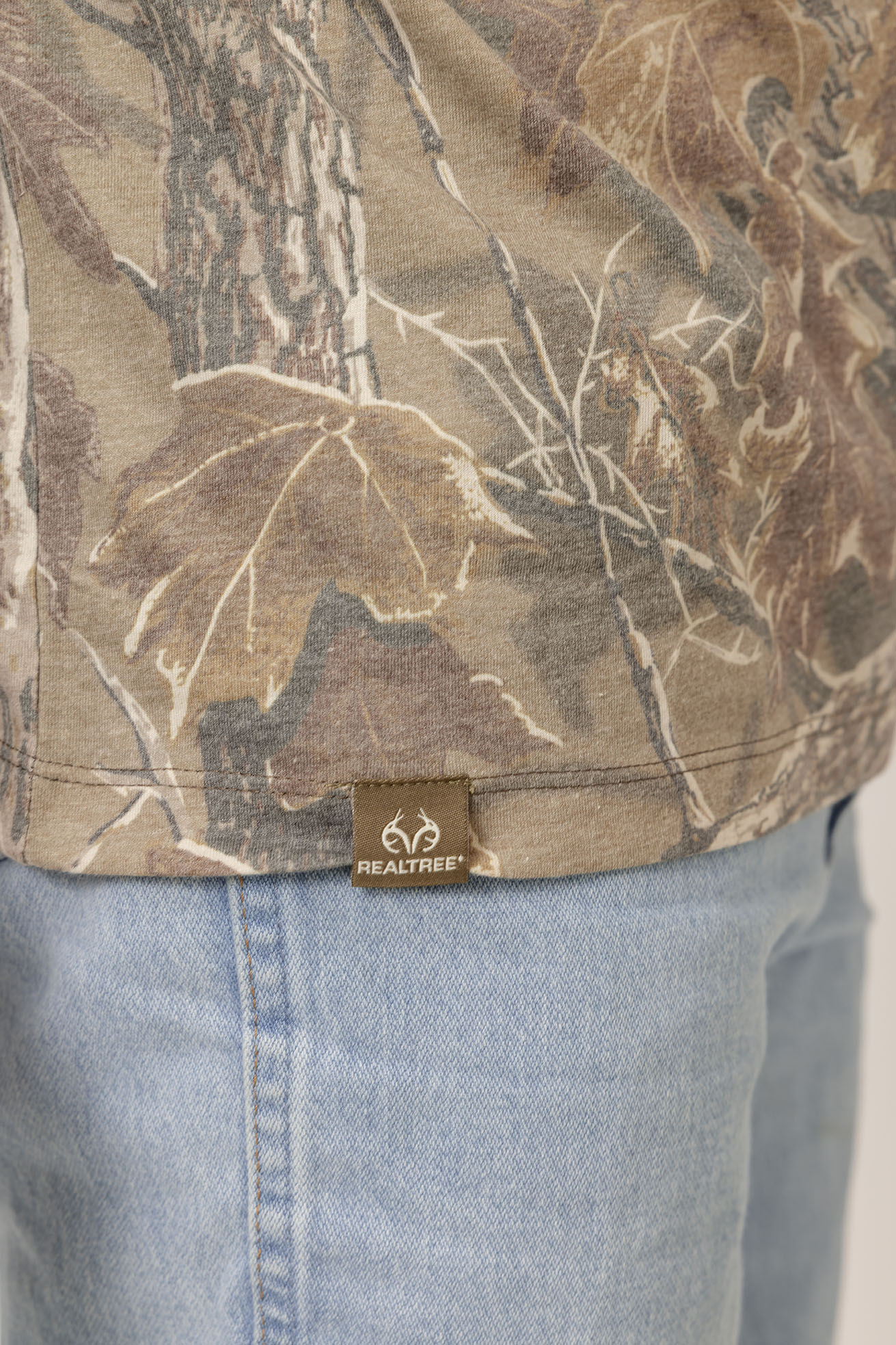 Realtree Long Sleeve Tri-Blend Men's Shirt | Xtra Gray