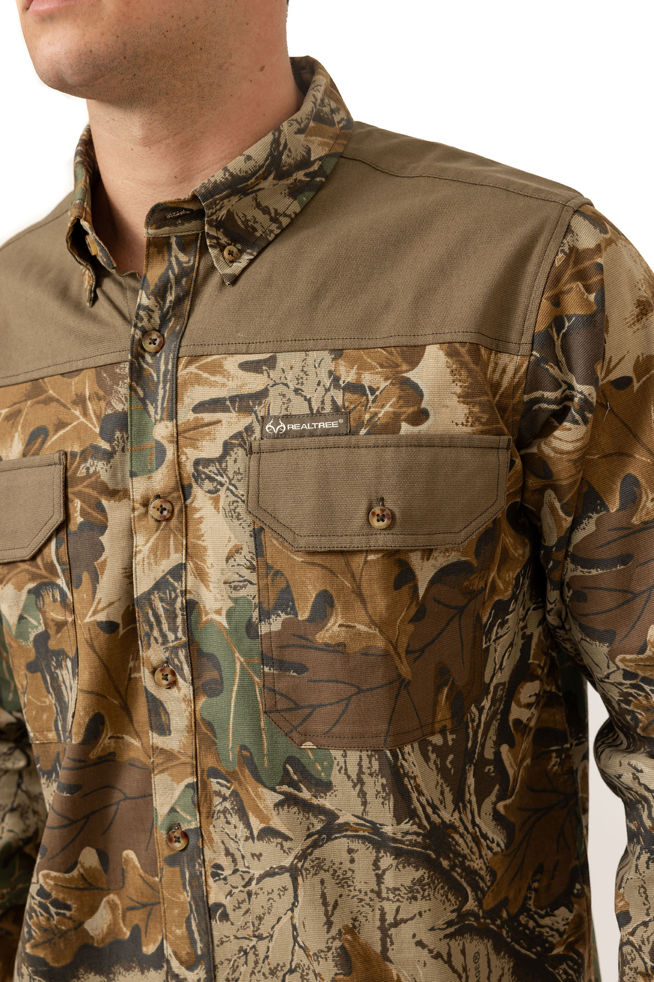 Realtree Milk River Button Down Men's Shirt | Advantage Classic