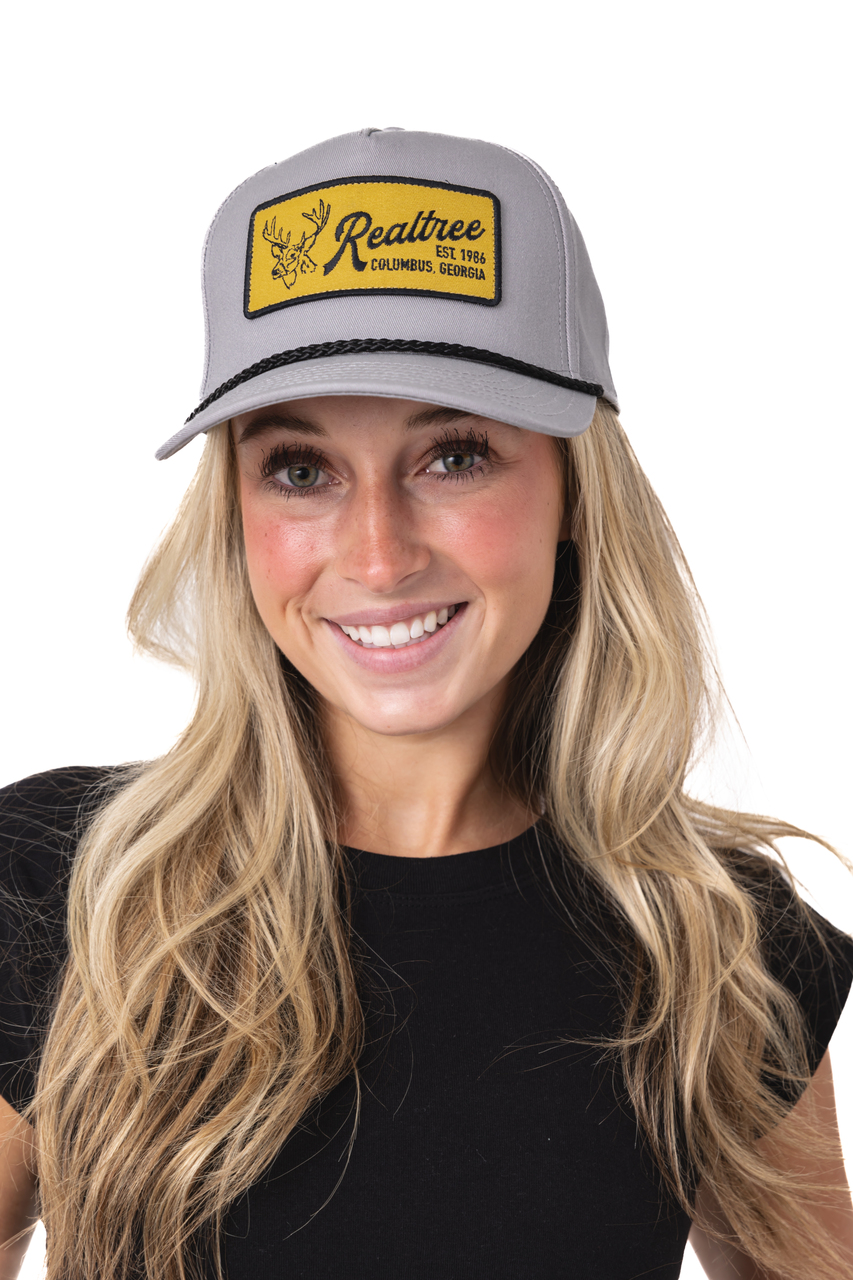 Center Stage Realtree Retro Patch A Frame Gray Hat