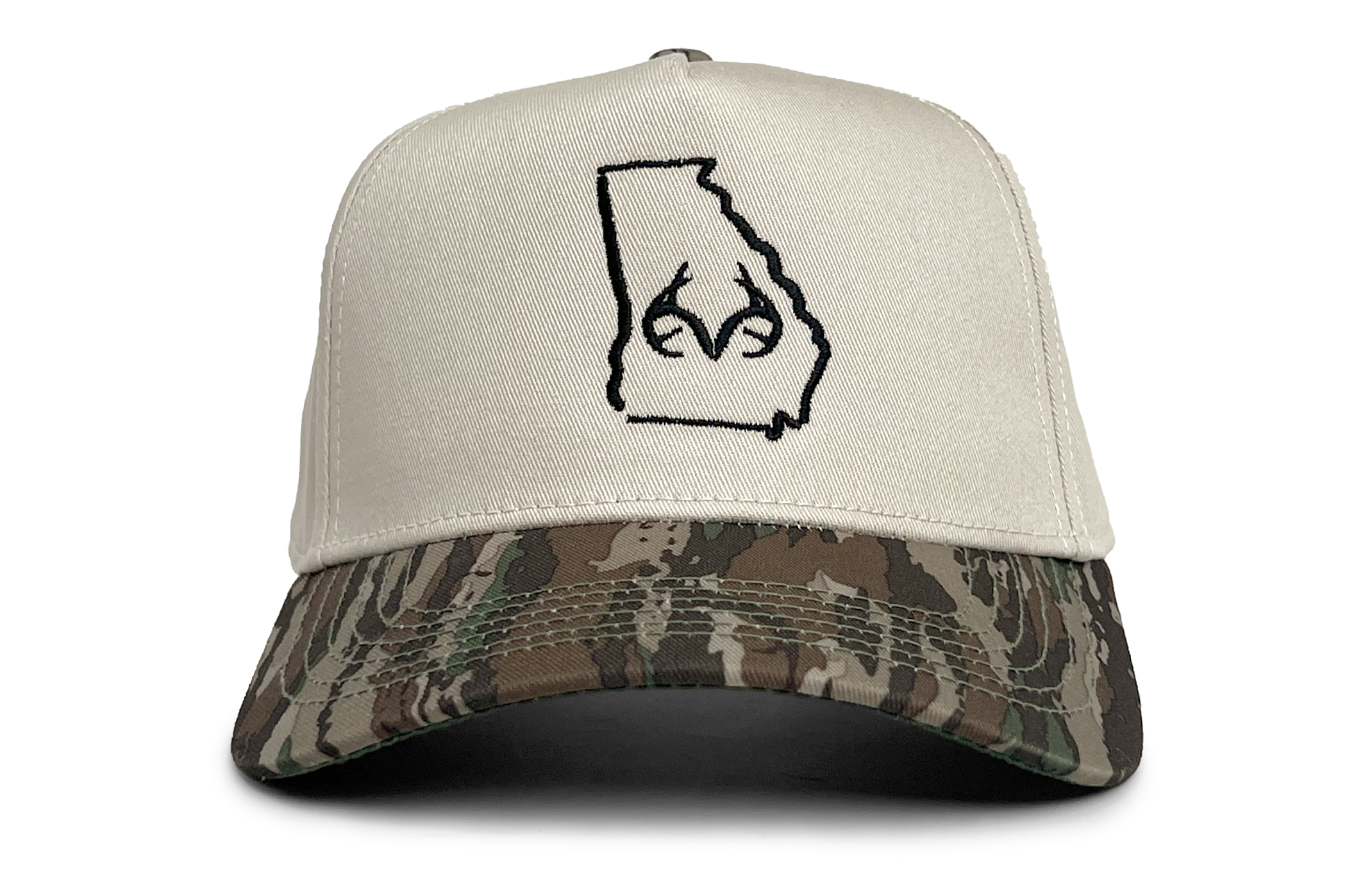 Lost Hat Co. Realtree EA5Y Hybrid Georgia Black Logo Hat | Original