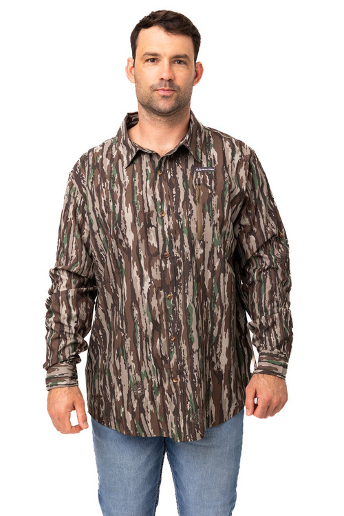 Realtree Button Down Long Sleeve Men's Shirt | Original