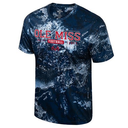 Realtree Ole Miss Unisex Football Bar Logo Short Sleeve Shirt | XTREME ...