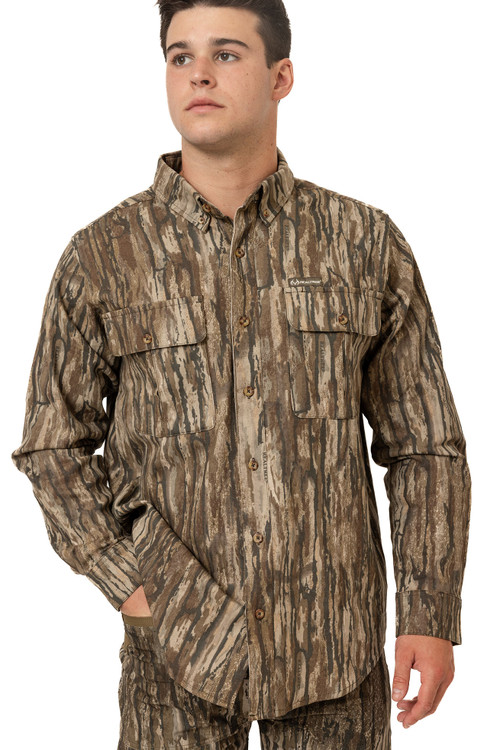Realtree Button Down Long Sleeve Men's Camp Shirt | Legacy
